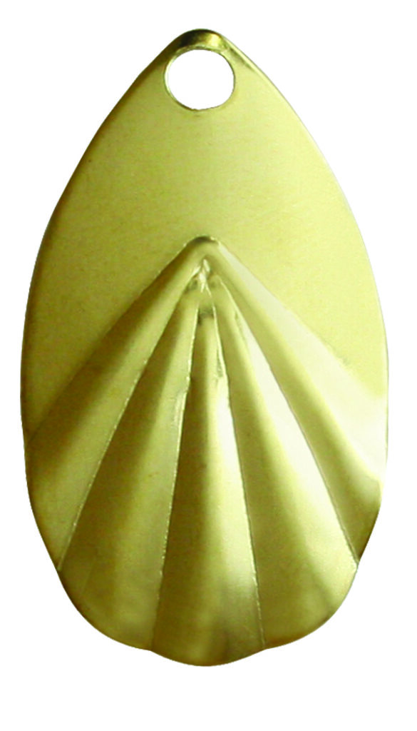 Indiana Fluted Blade-Polished Brass-Size 7