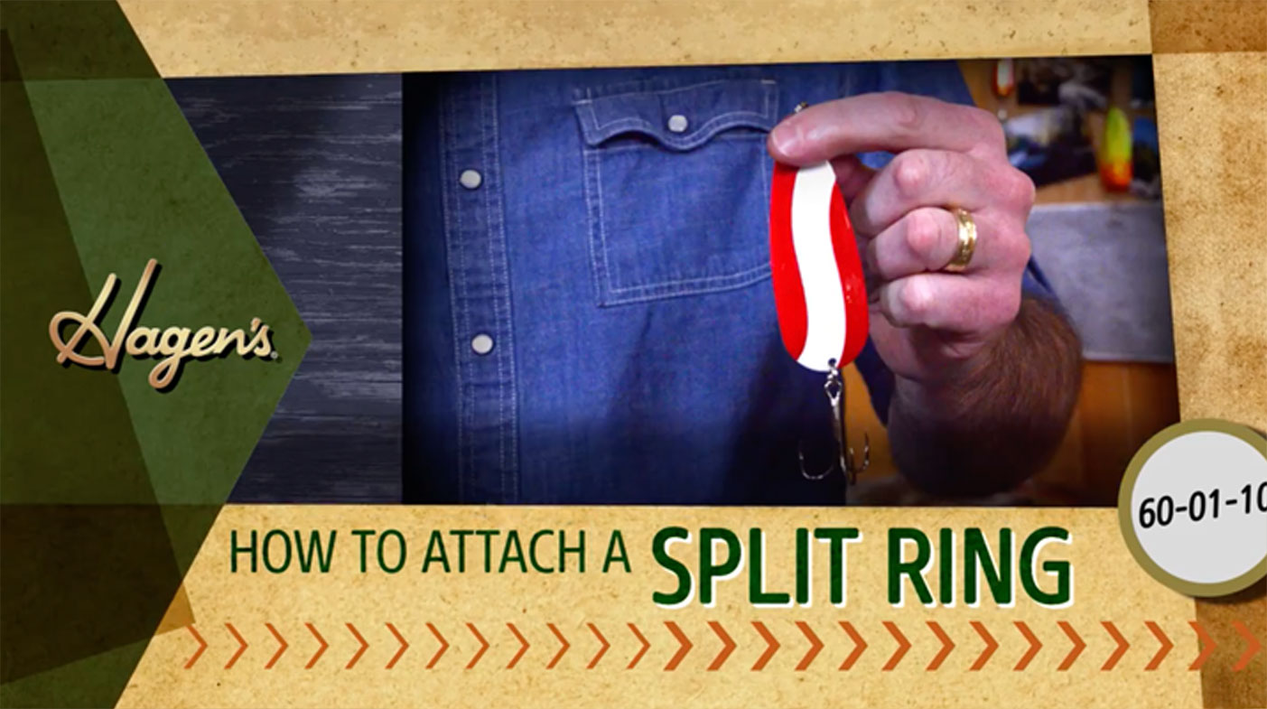 How to Attach a Split Ring - Hagen's Fishing Components