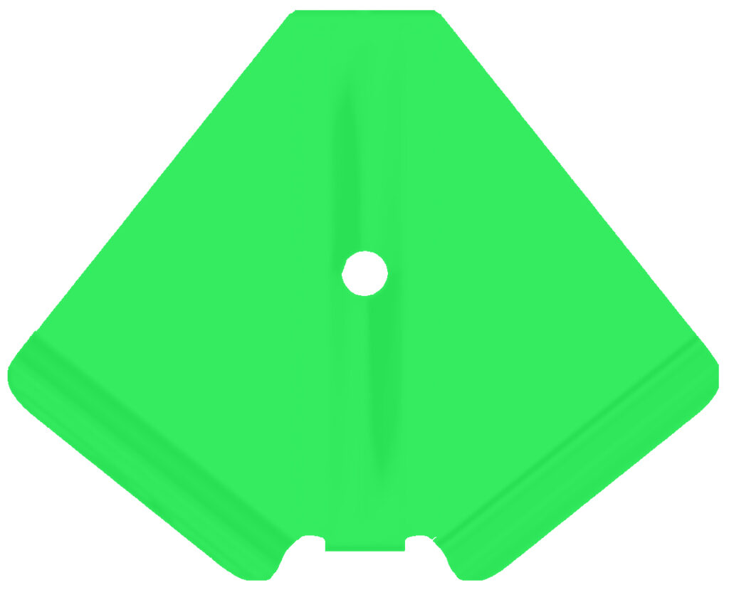 Painted Buzz Blade-A Right Turn-Green