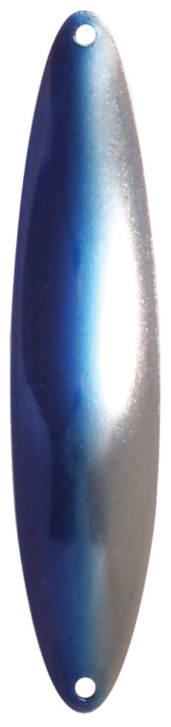 Milwaukee Minnow-Nickel with Blue Dye-Sz 2 Steel Base