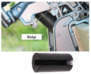 Wedge Mount Transom Saver