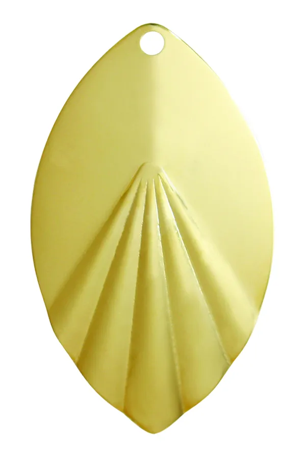 Pro Willowleaf Fluted Blade-POLISHED BRASS-Size 7