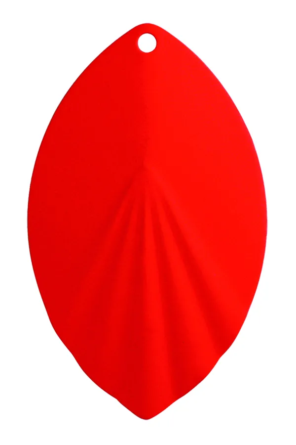 Pro Willowleaf Fluted Blade-RED-Size 4