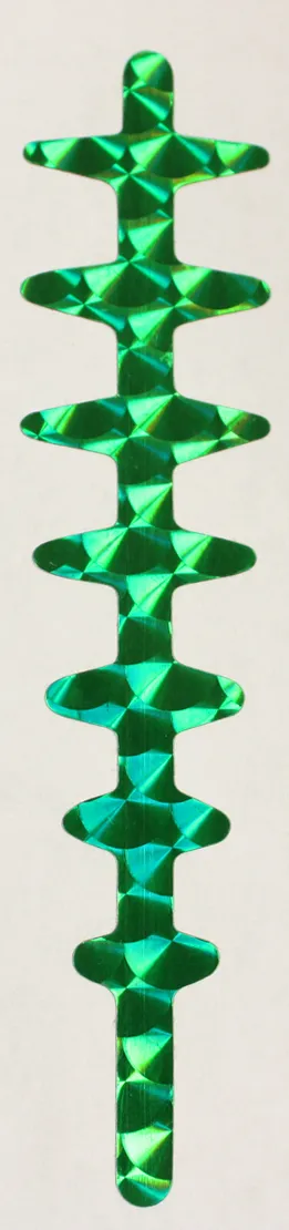 Ladder Back Stickers-Style 17-Green Scale