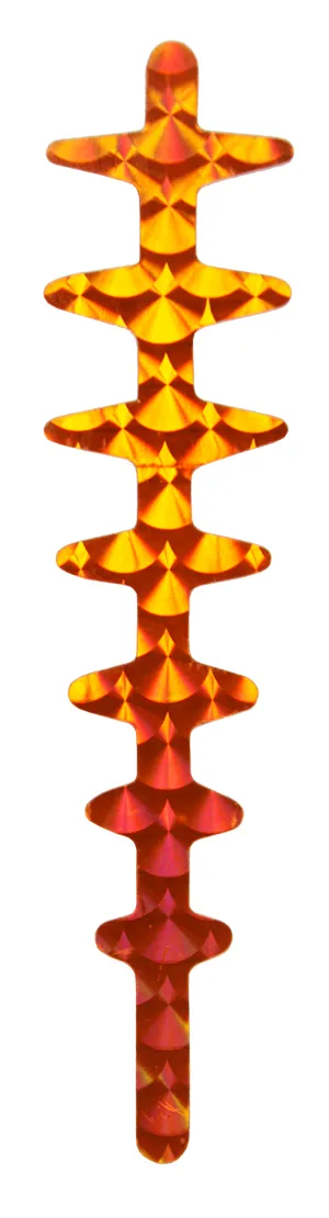 Ladder Back Stickers-Style 17-Orange Scale