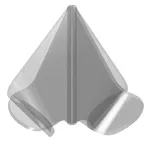 4 Blade Plastic Buzz Blades- Clear Size 1/2 oz.