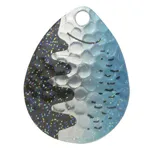 Crystal Colorado Spinner Blades Blue Hammered Nickel Perch Crystal Size 5