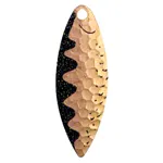 Willowleaf Spinner Blade-Sz 4-CHARTREUSE HAMMERED COPPER PERCH CRYSTAL