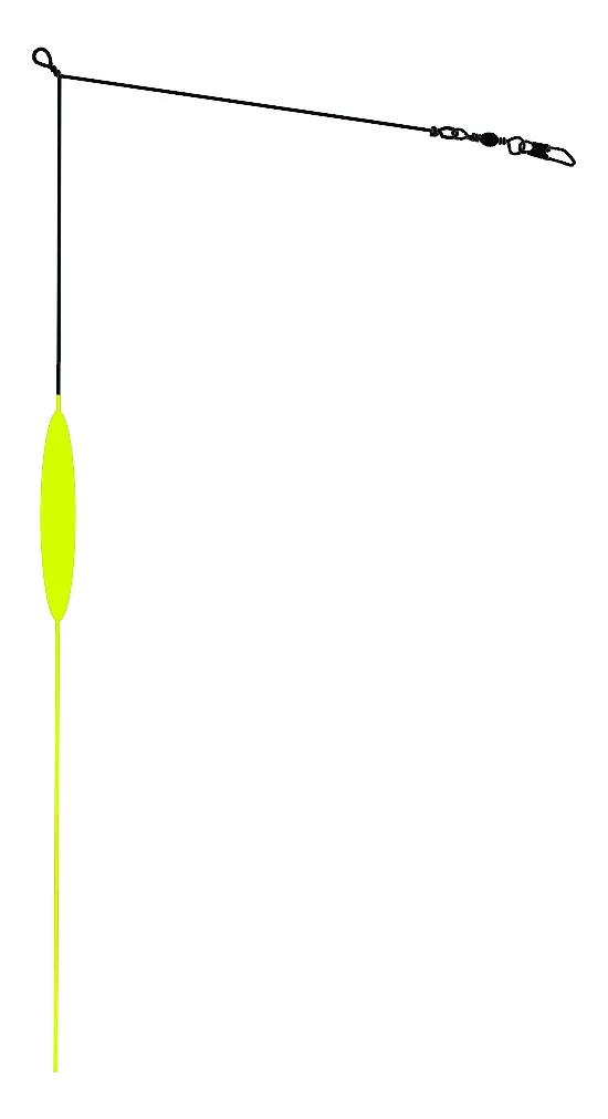 .045 CHARTREUSE 4 oz. Bottom Bouncers