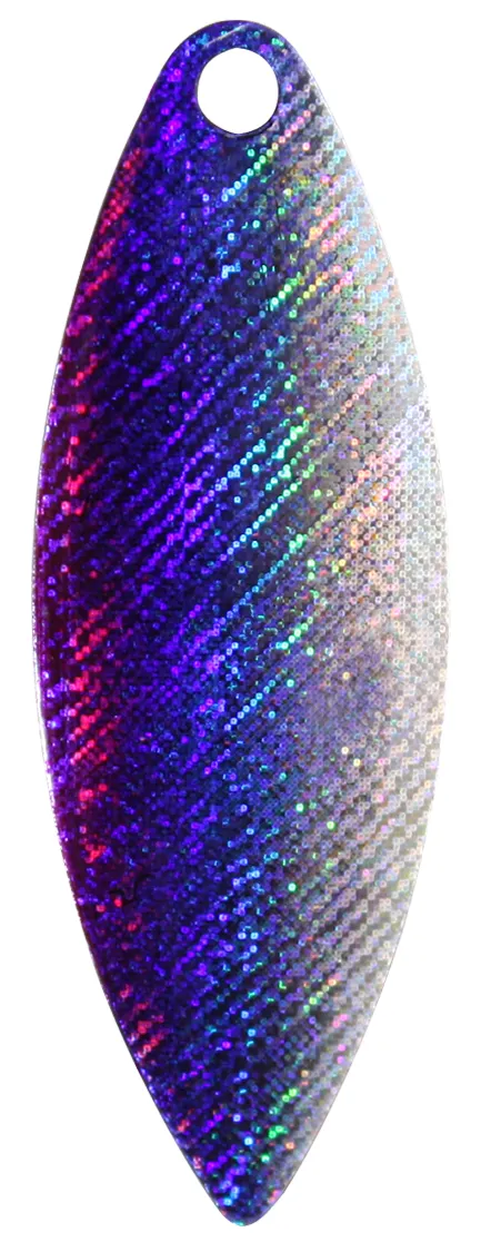 Deep Cup Colorado Spinner Blade-Sz 4 1/2-RAINBOW IRIDESCENT FOIL