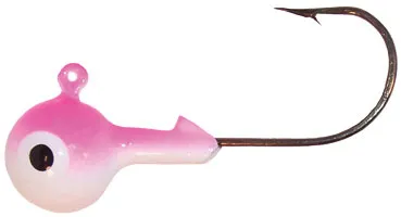Painted Multi-Color W/Double Eye 1/32 Oz. Pink/White Splash - Hagen's ...