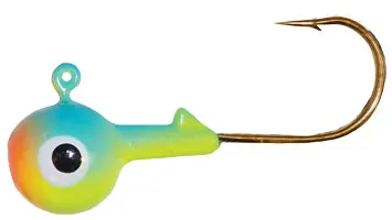 Painted Multi-Color W/Double Eye 1/32 Oz. Parrot - Hagen's Fishing ...